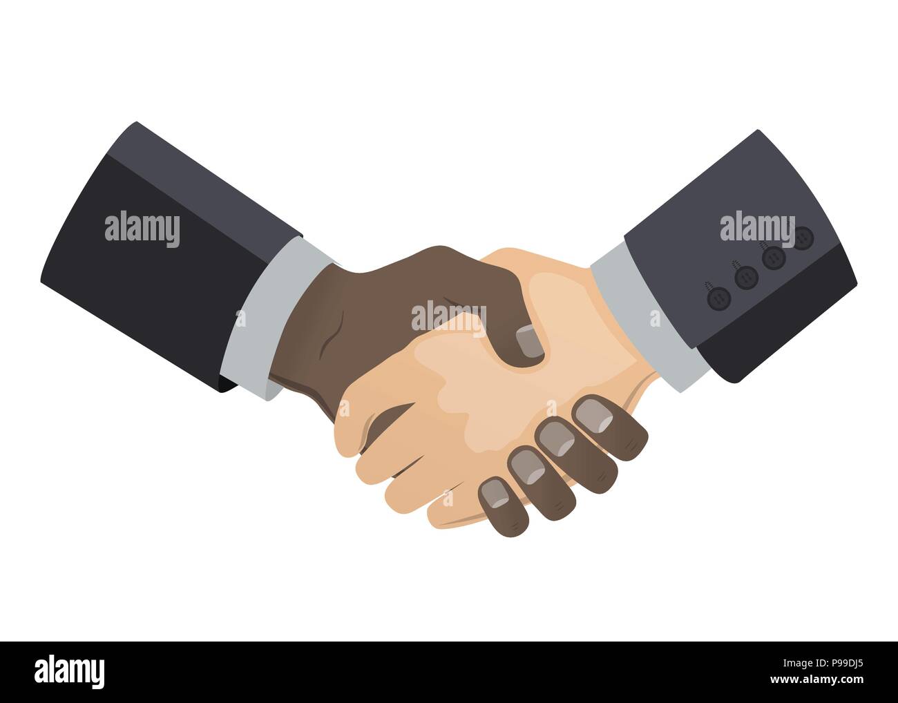 Handclasp Stock Vector Images - Alamy