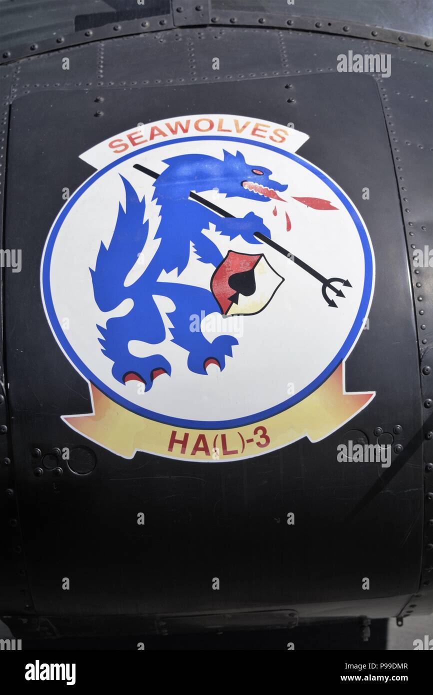 Sea Wolves Squadron Insignia Stock Photo - Alamy