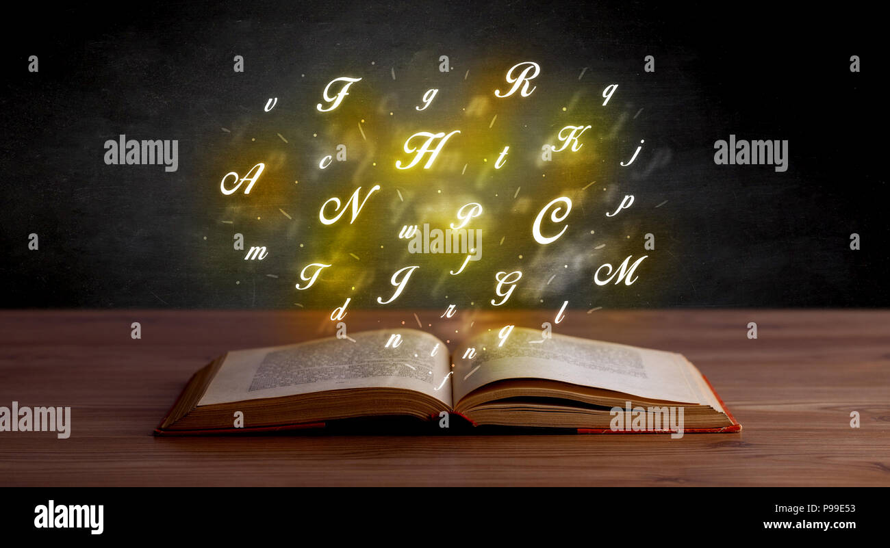 Alphabet Book Design High Resolution Stock Photography and Images - Alamy