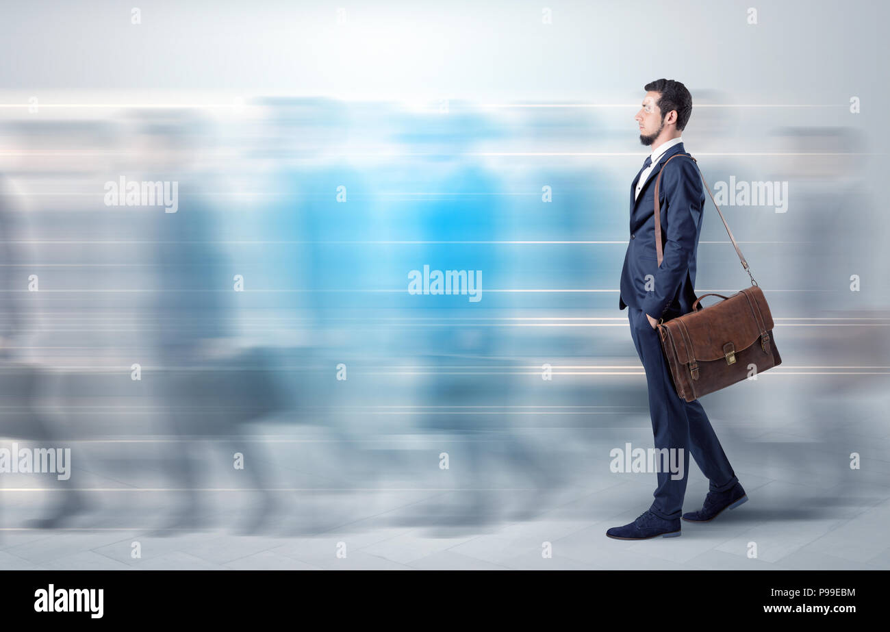 Hurry up with men hi-res stock photography and images - Alamy