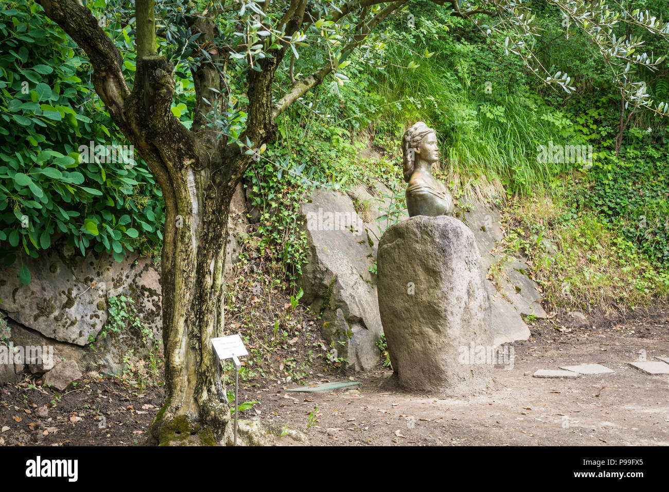 Trauttmansdorff Garden in Meran (Merano), Italy - june 27, 2018: the ...