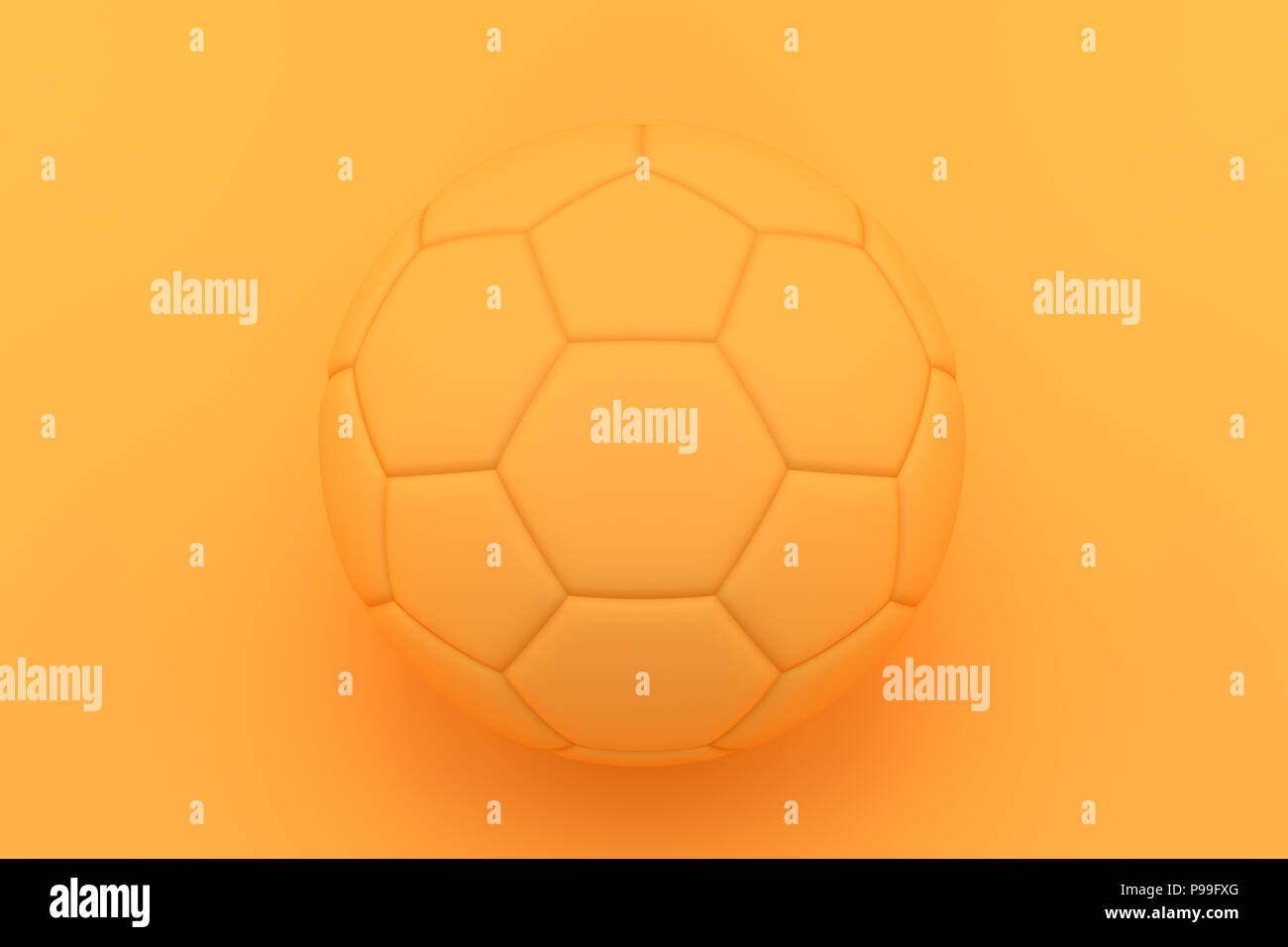 Soccer ball in one tone color Stock Photo - Alamy