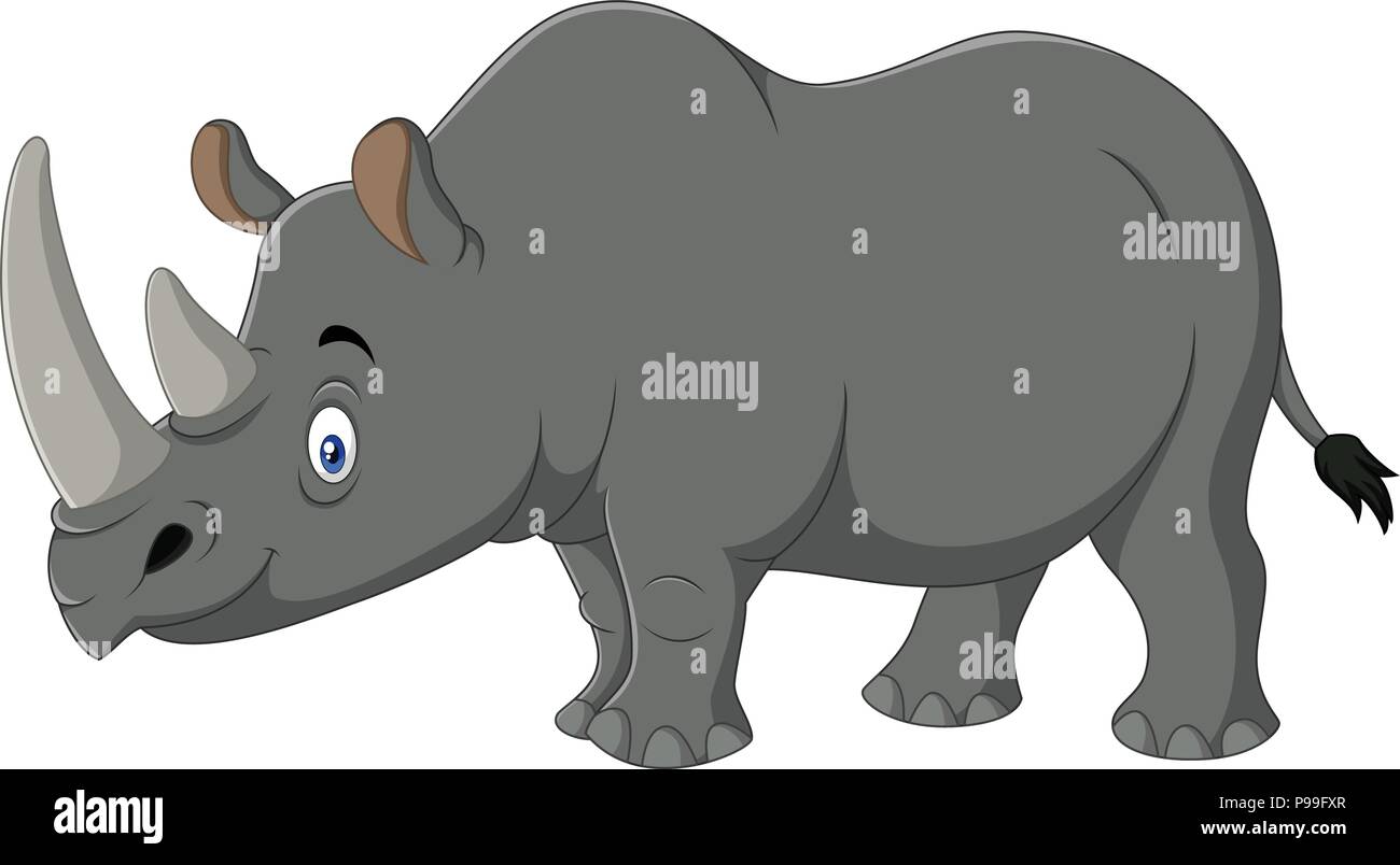Cartoon rhino hi-res stock photography and images - Alamy