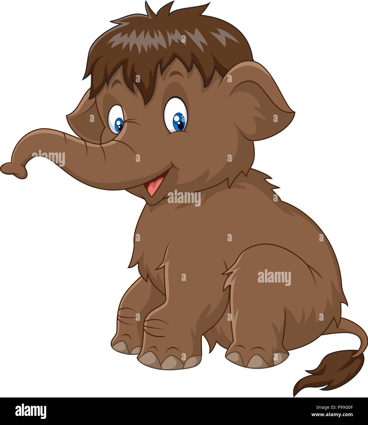 Cartoon mammoth hi-res stock photography and images - Alamy