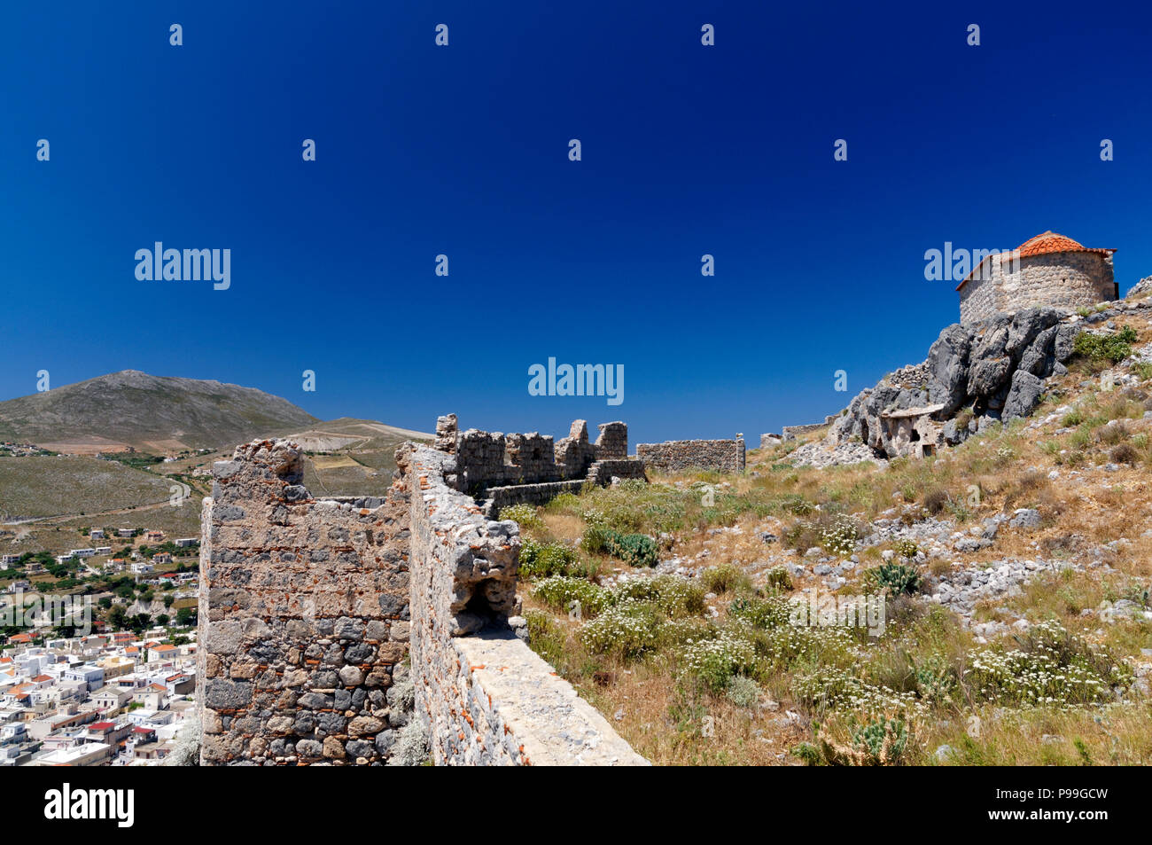 Timios Stavros Church, Castle of Chora, Kalymnos or Kalimnos ...