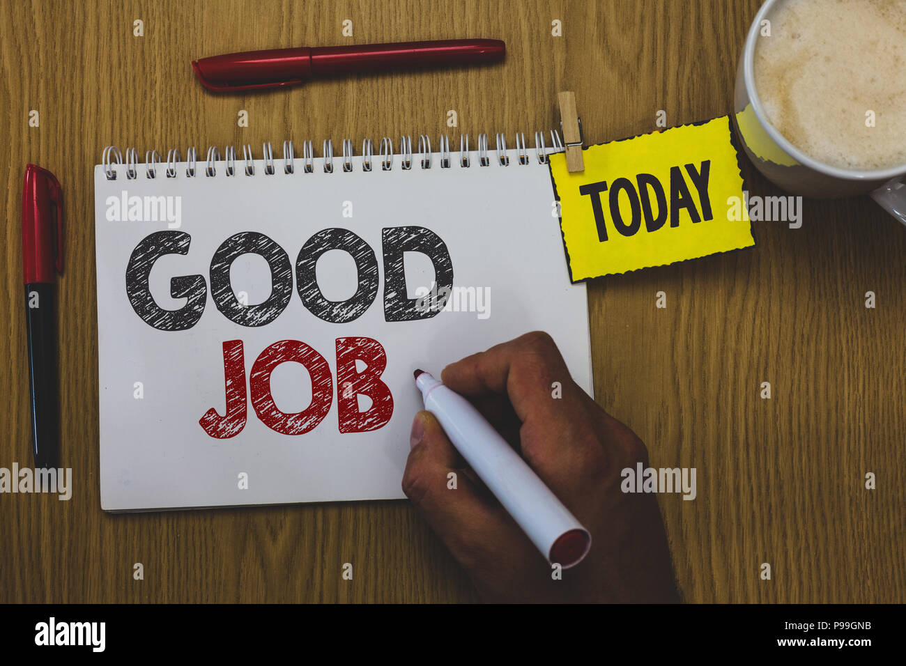 Word writing text Good Job. Business concept for encourage someone for ...