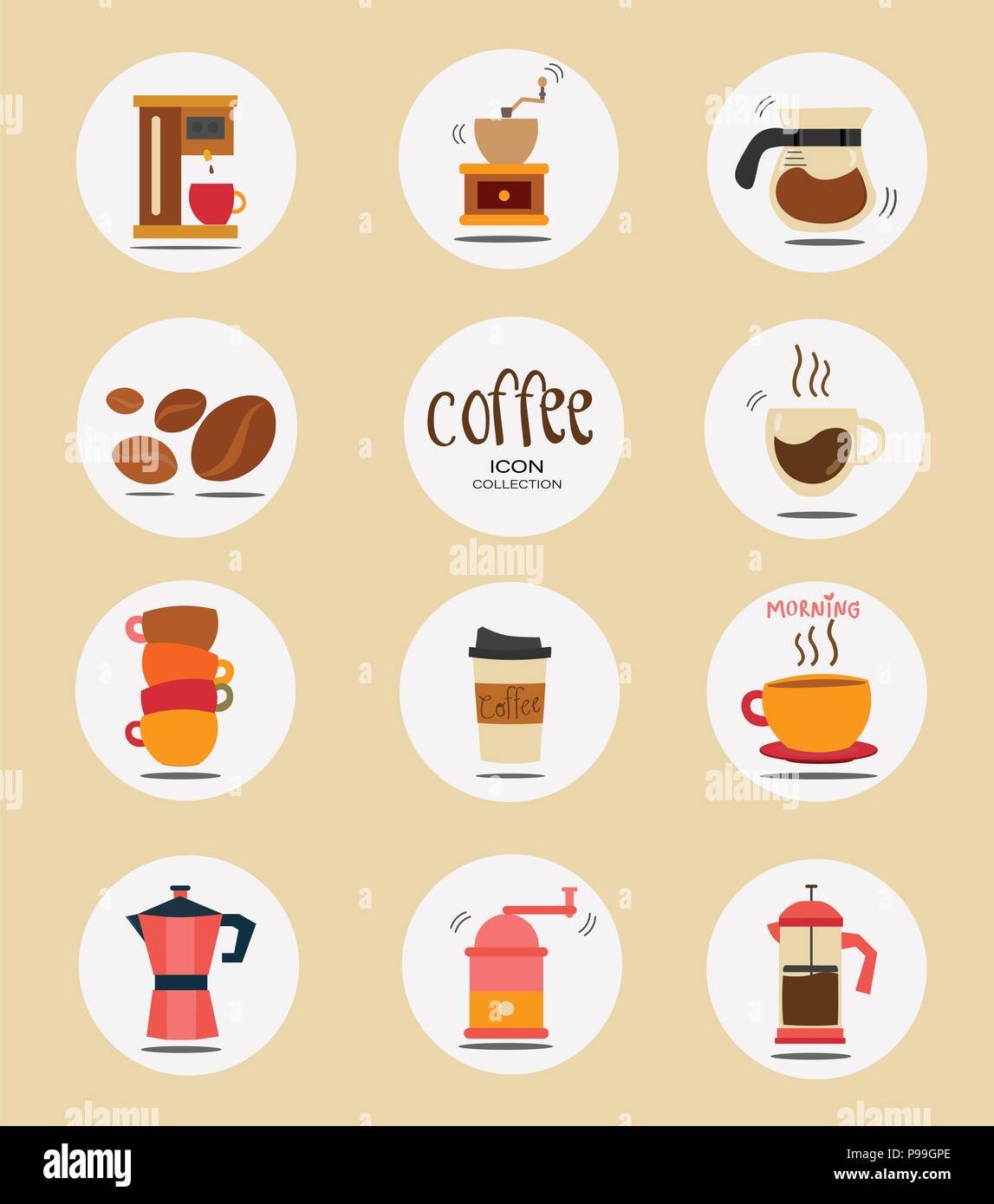 Teacup collection Stock Vector Images - Alamy