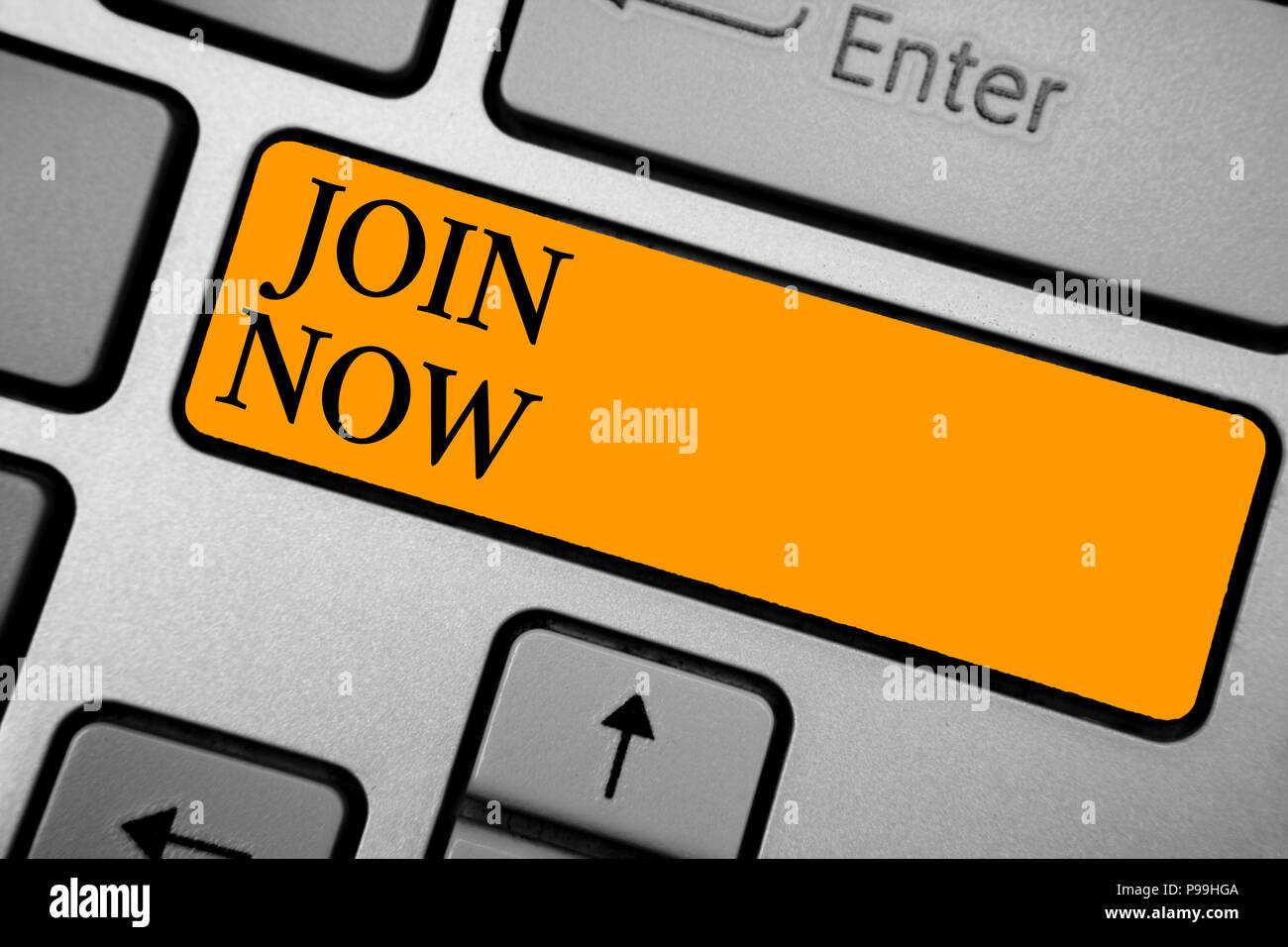 Text sign showing Join Now. Conceptual photo An invite to a person or a ...