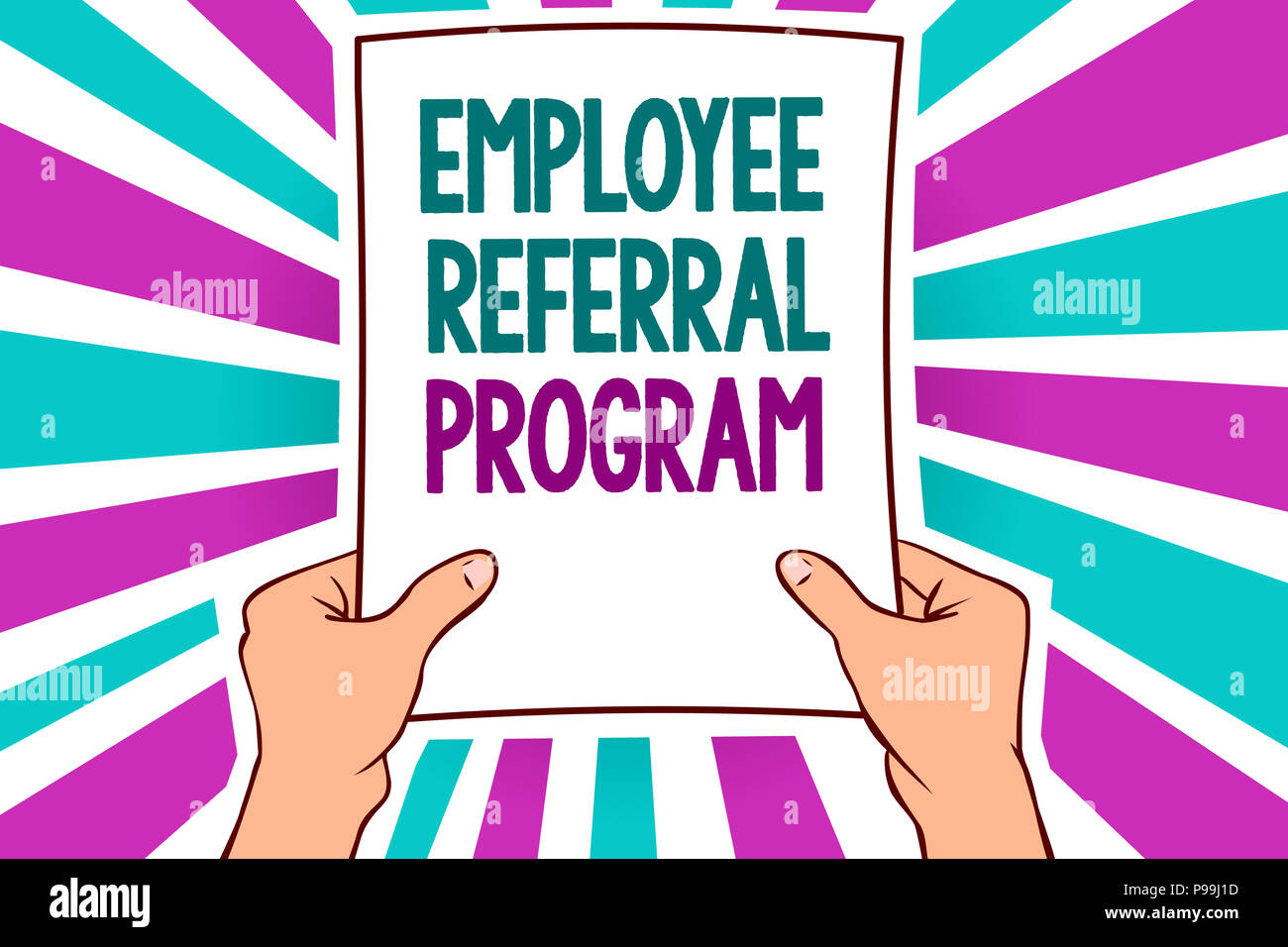 Employee Referral Scheme Announcement Clipart