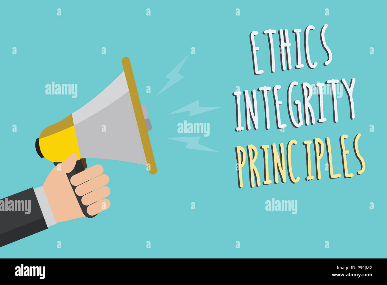 Text sign showing Ethics Integrity Principles. Conceptual photo quality ...
