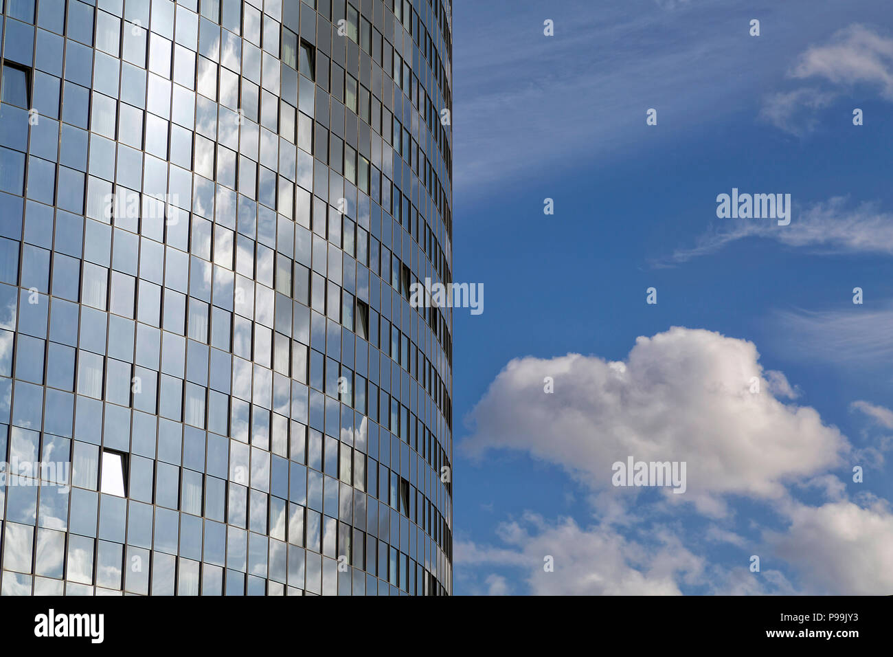 New modern glass building Stock Photo - Alamy