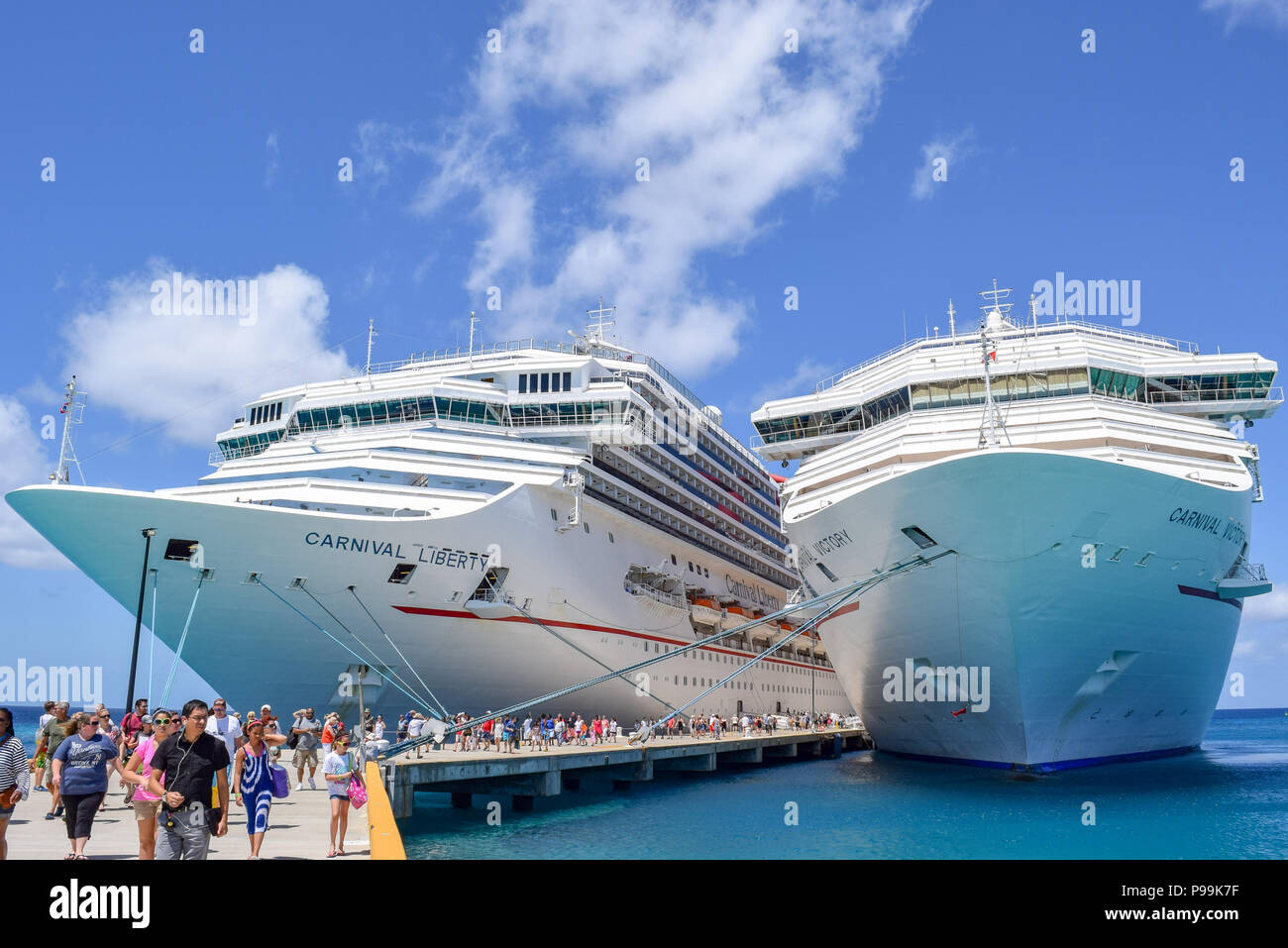 Grand Turk, Turks and Caicos Islands - April 03 2014: Carnival Liberty ...