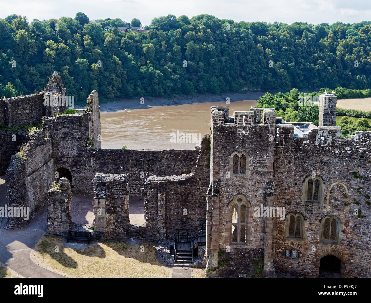 Chepstow Castle, Gwent, Monmouthshire. UK Stock Photo - Alamy