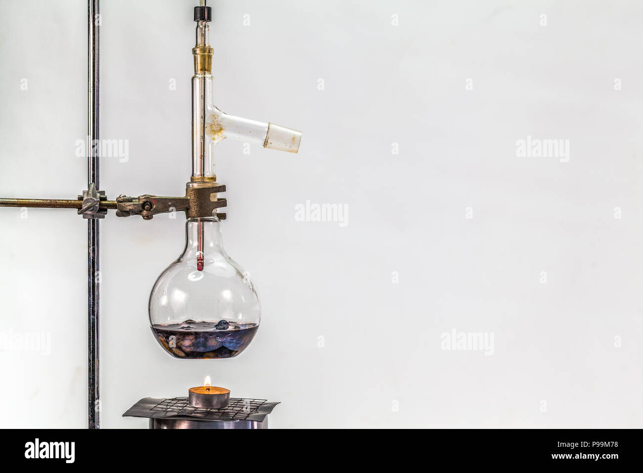 laboratory refining equipment distillation of alcohol from blueberry ...