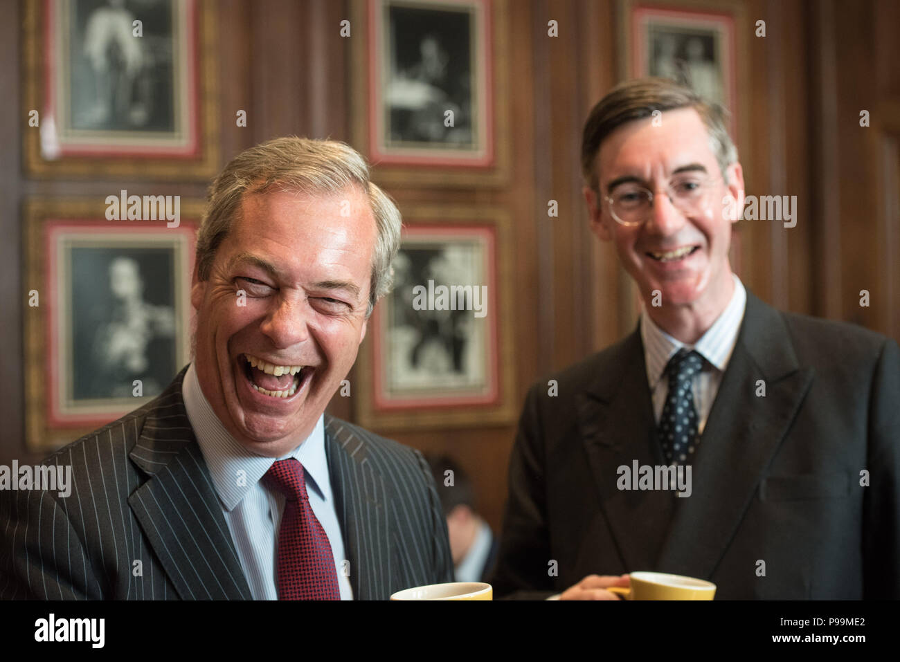 Nigel Farage And Jacob Rees Mogg High Resolution Stock Photography and ...