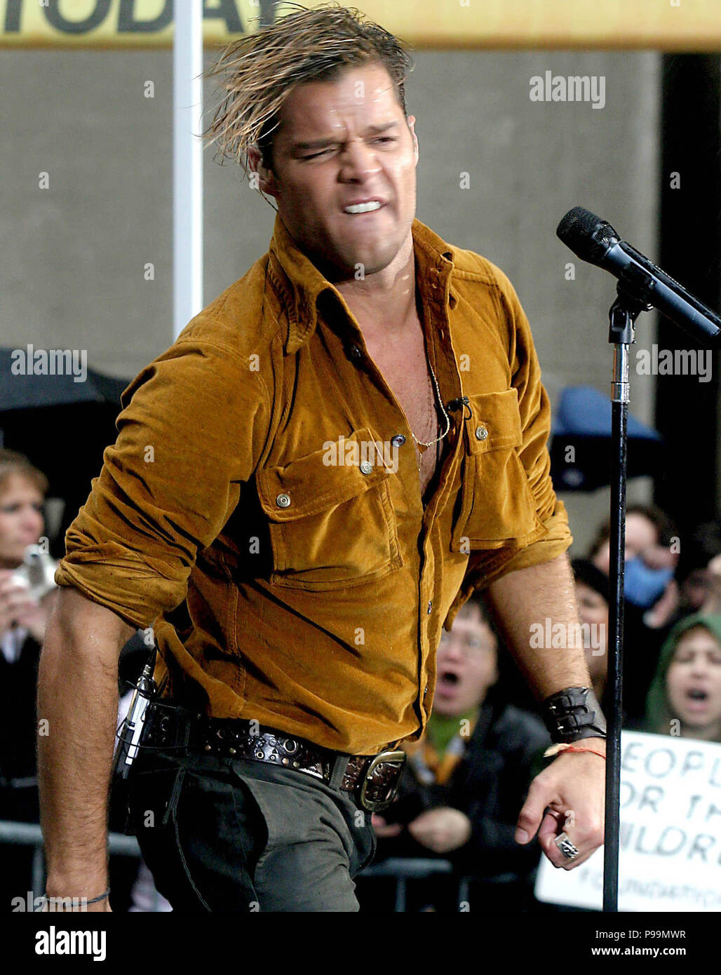 Ricky Martin 2003 Photo By John Barrett/PHOTOlink.net Stock Photo - Alamy