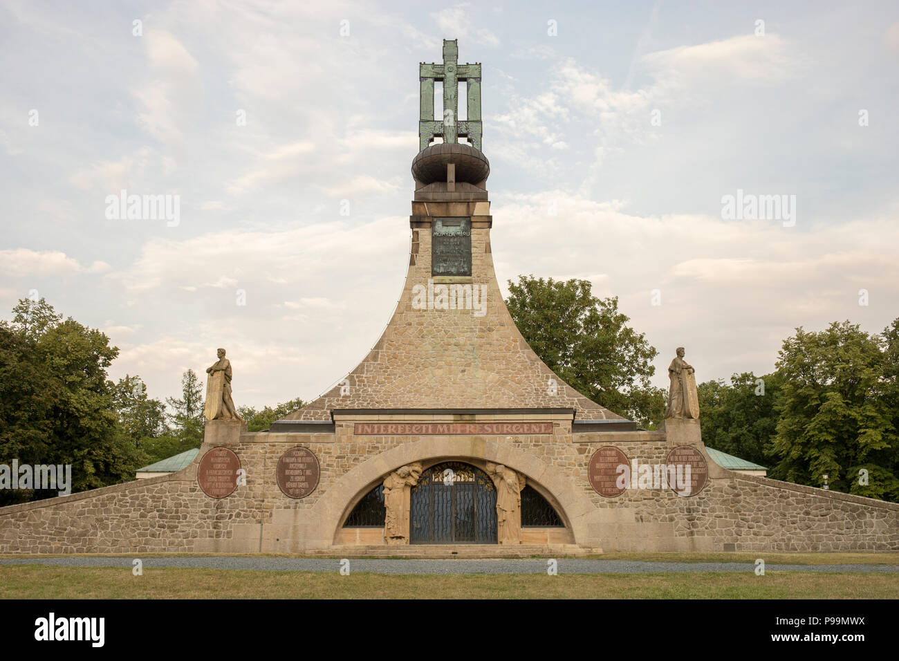 The Cairn of Peace Memorial (Czech: Mohyla miru), built to honour the ...