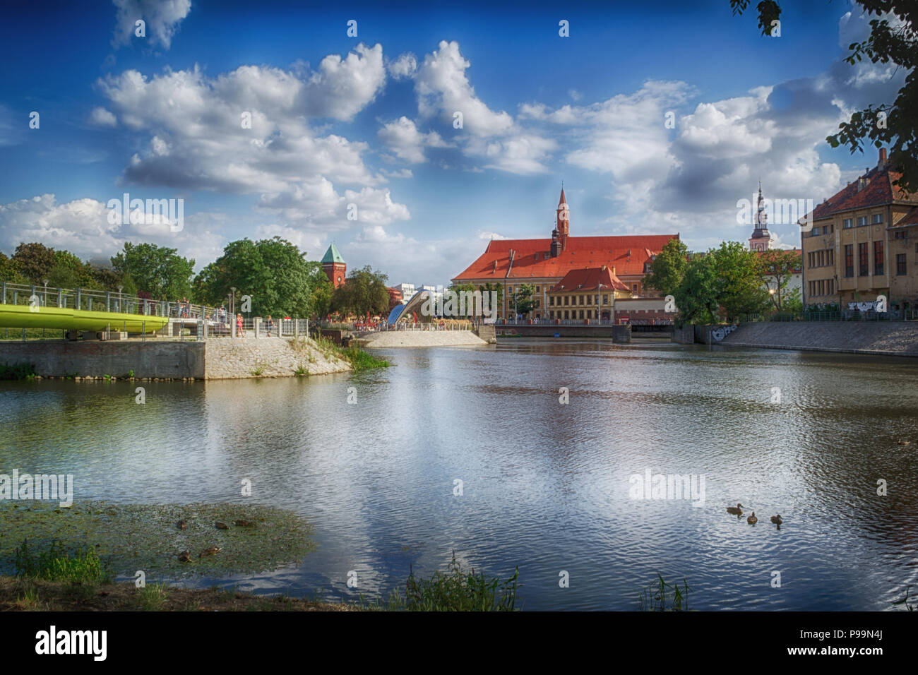 Historic architecture of the city of Wroclaw, Poland Stock Photo - Alamy