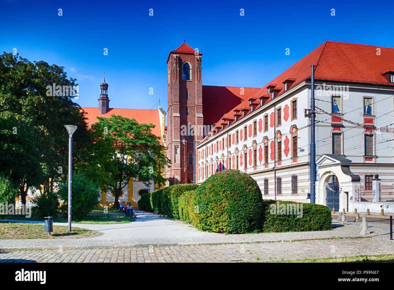 Historic architecture of the city of Wroclaw, Poland Stock Photo - Alamy