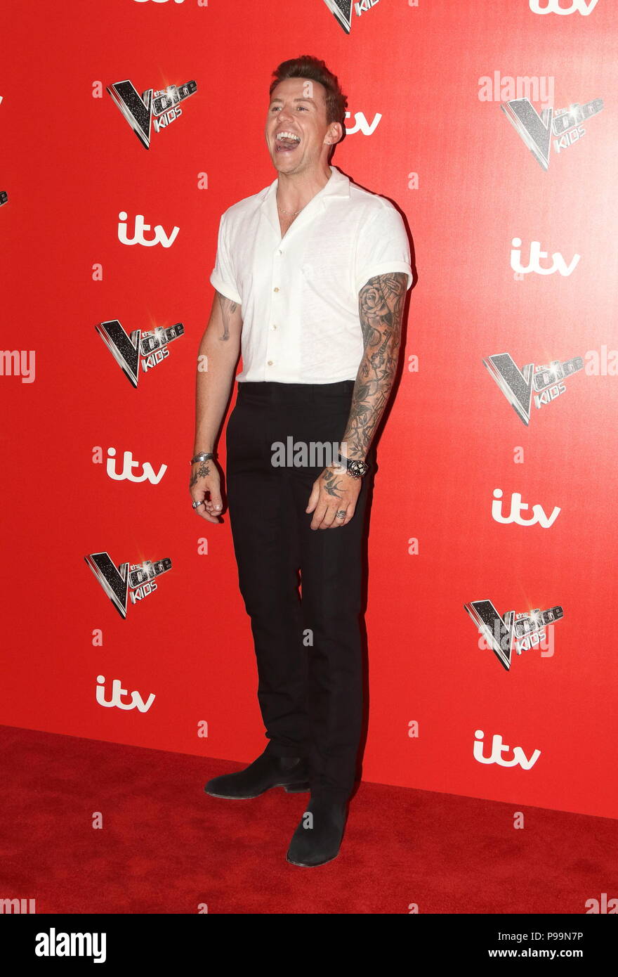 London, UK. Danny Jones at The Voice Kids Judges Photocall held at ...