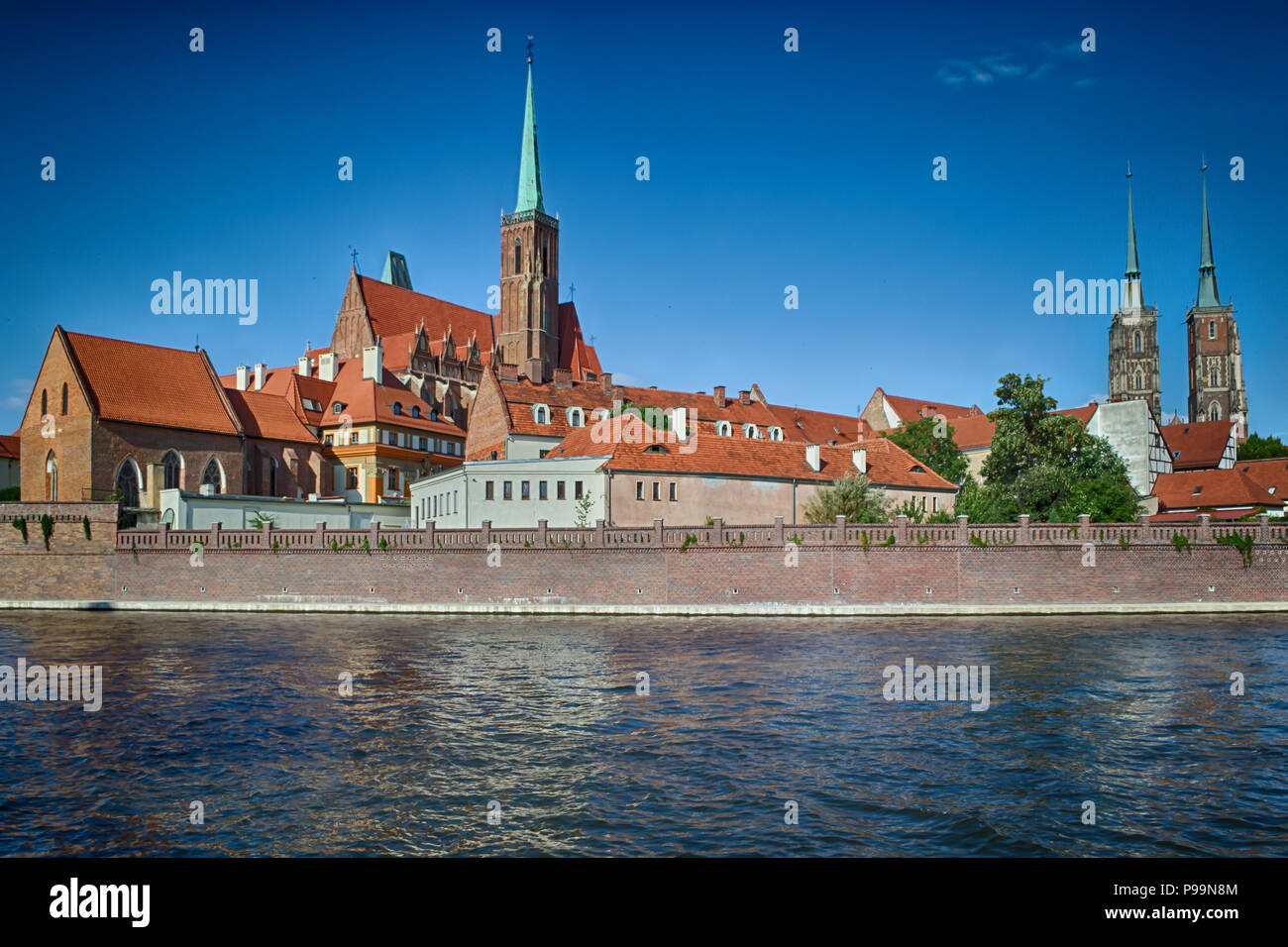 Historic architecture of the city of Wroclaw, Poland Stock Photo - Alamy