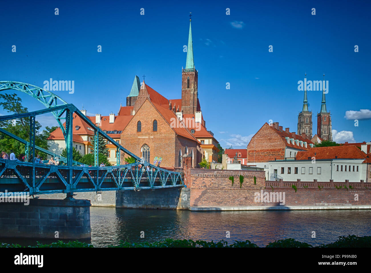 Historic architecture of the city of Wroclaw, Poland Stock Photo - Alamy