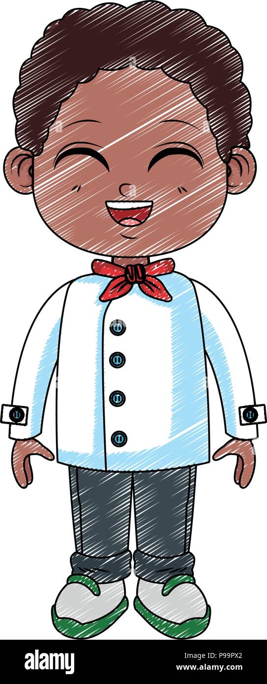 Beautiful girl chef cartoon vector illustration graphic design Stock ...