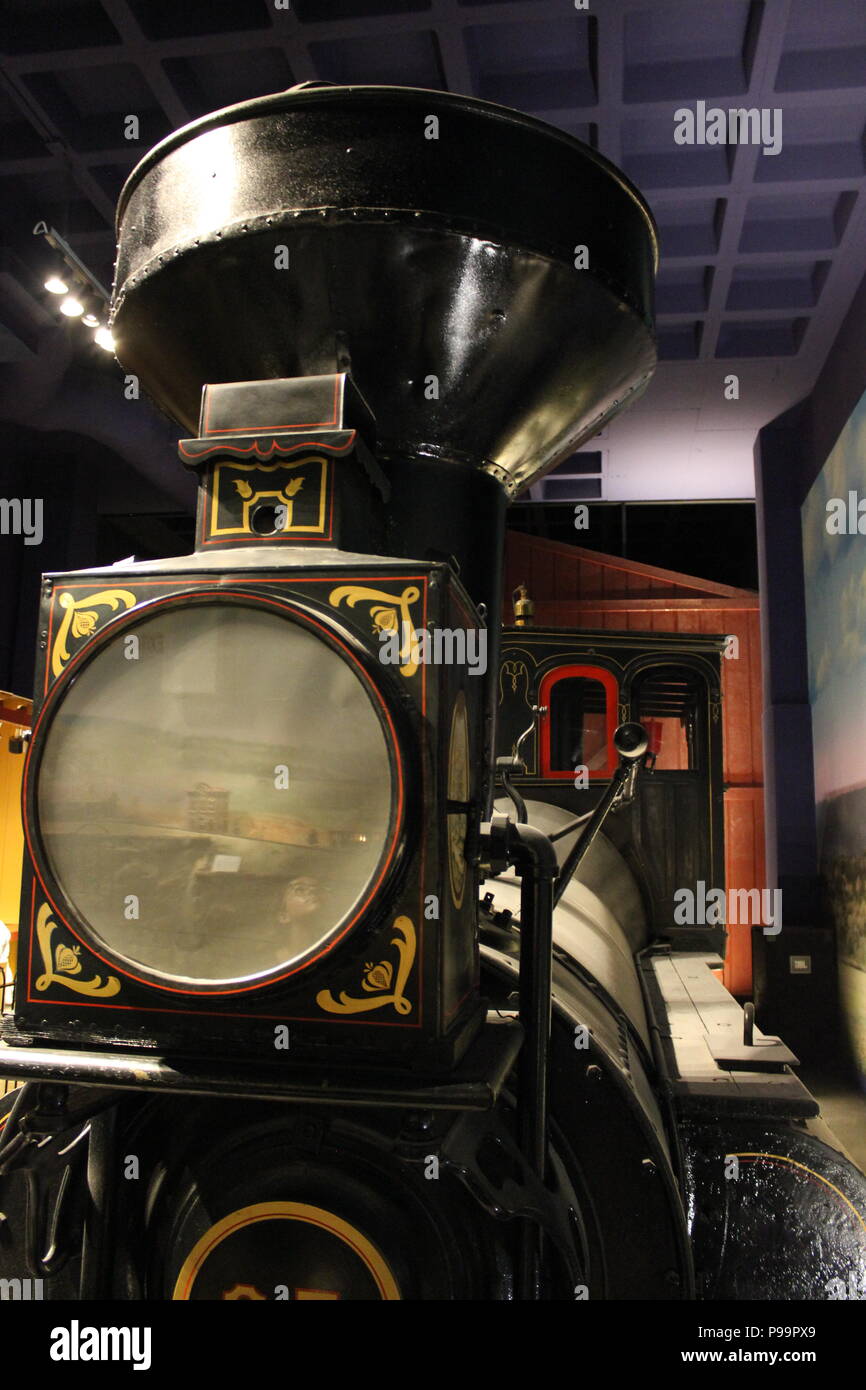 Train exhibit at the Children's Museum at Indianapolis, Indiana Stock ...