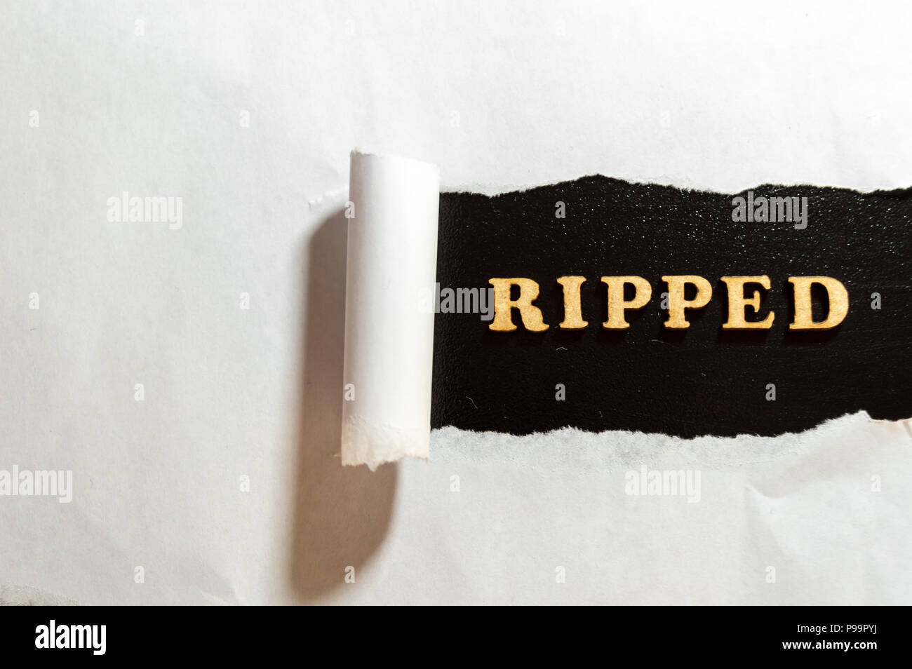 Ripped paper pieces hi-res stock photography and images - Alamy