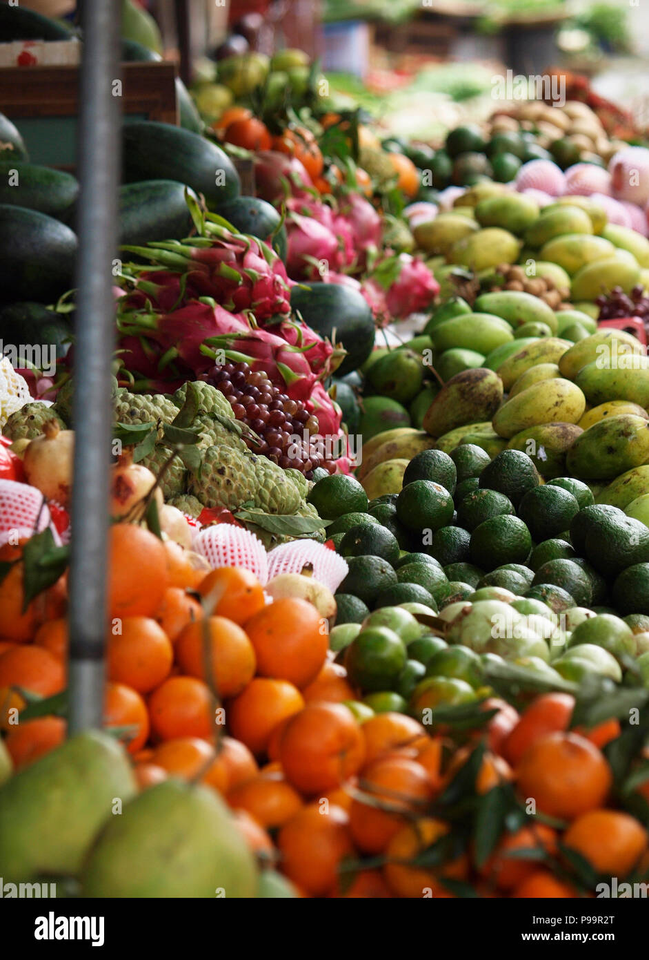 Fruit Stall - Hanoi - Vietnam Stock Photo - Alamy
