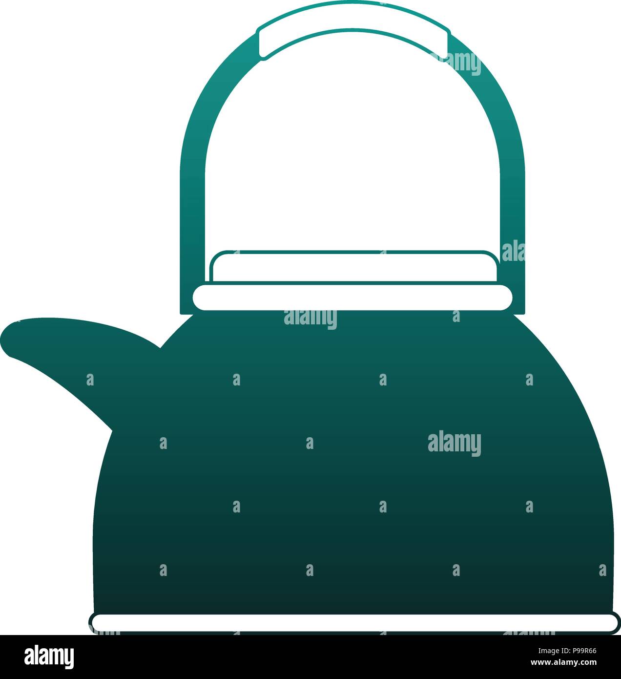 Kettle kitchen utensil vector illustration graphic design Stock Vector ...