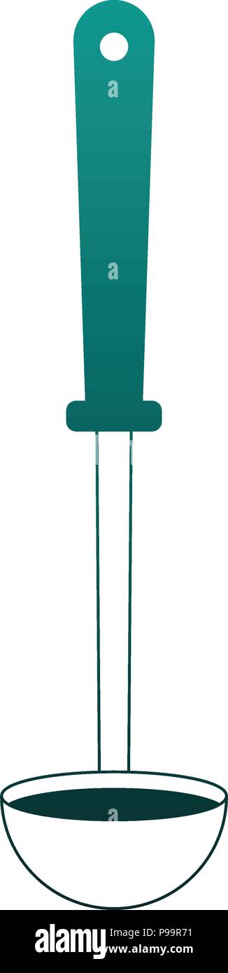 ladle spoon utensil vector illustration graphic design Stock Vector ...