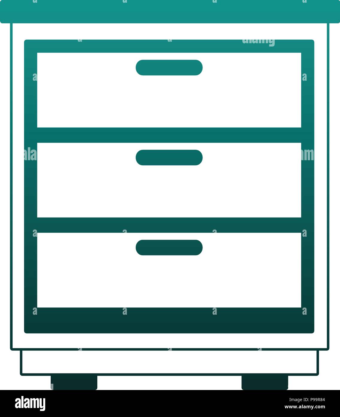 kitchen wooden cabinet isolated vector illustration graphic design ...