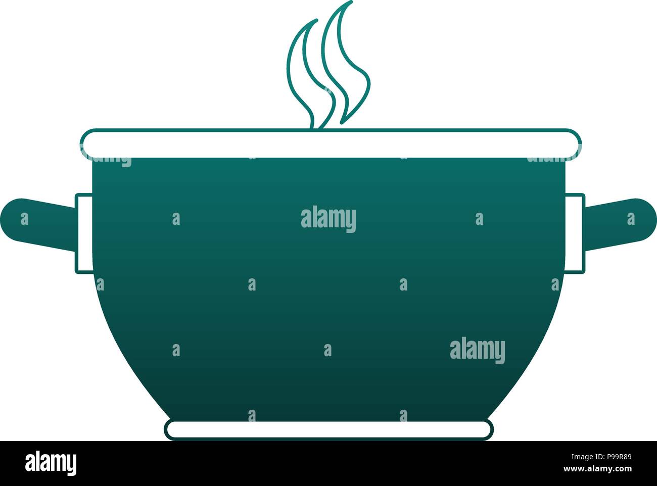 Steel pot isolated vector illustration graphic design Stock Vector ...