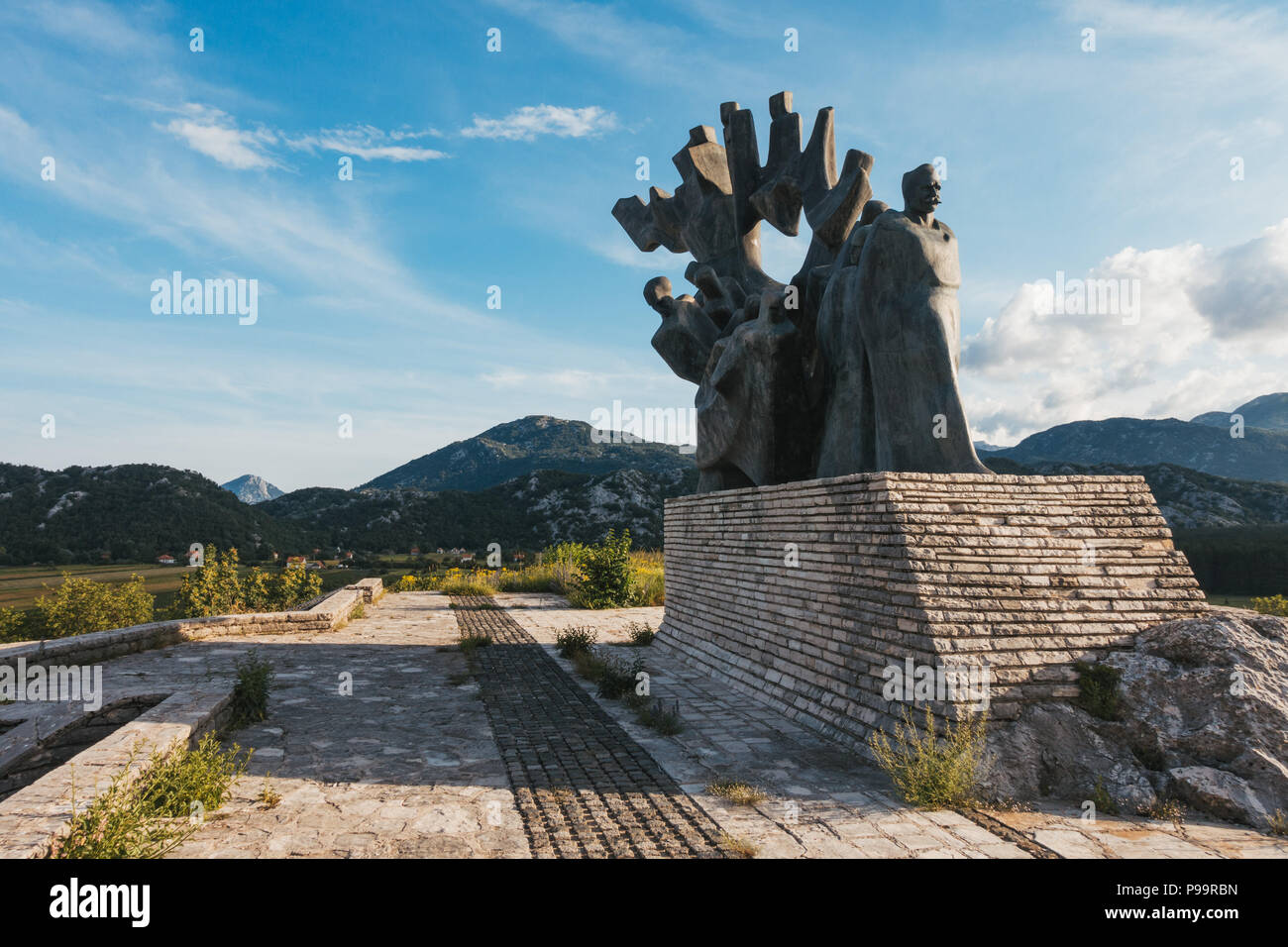 Monument to Sava Kovačević and Yugoslav Partisans in Grahovo ...