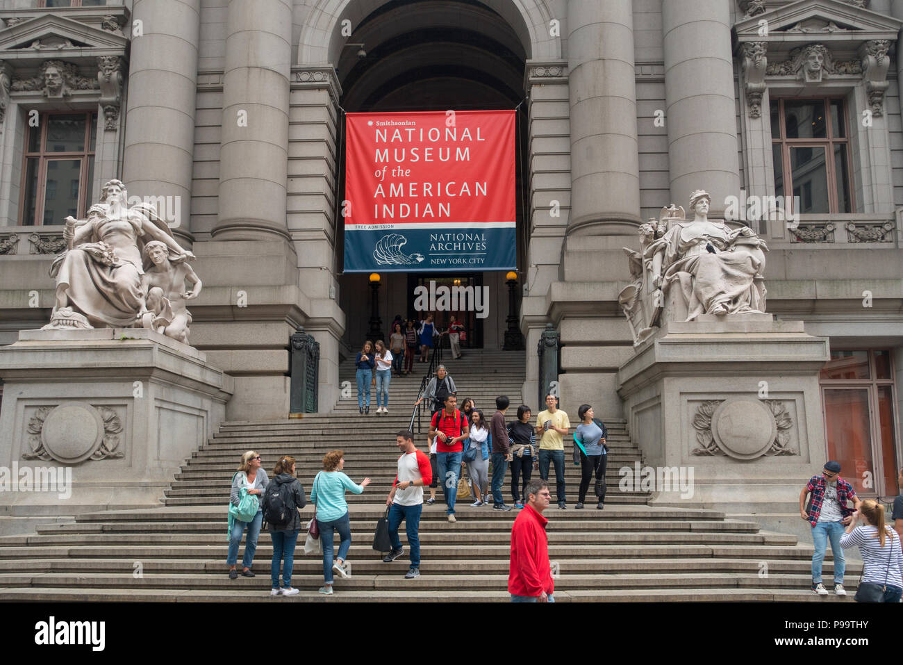 National Museum of the American Indian NYC Stock Photo - Alamy