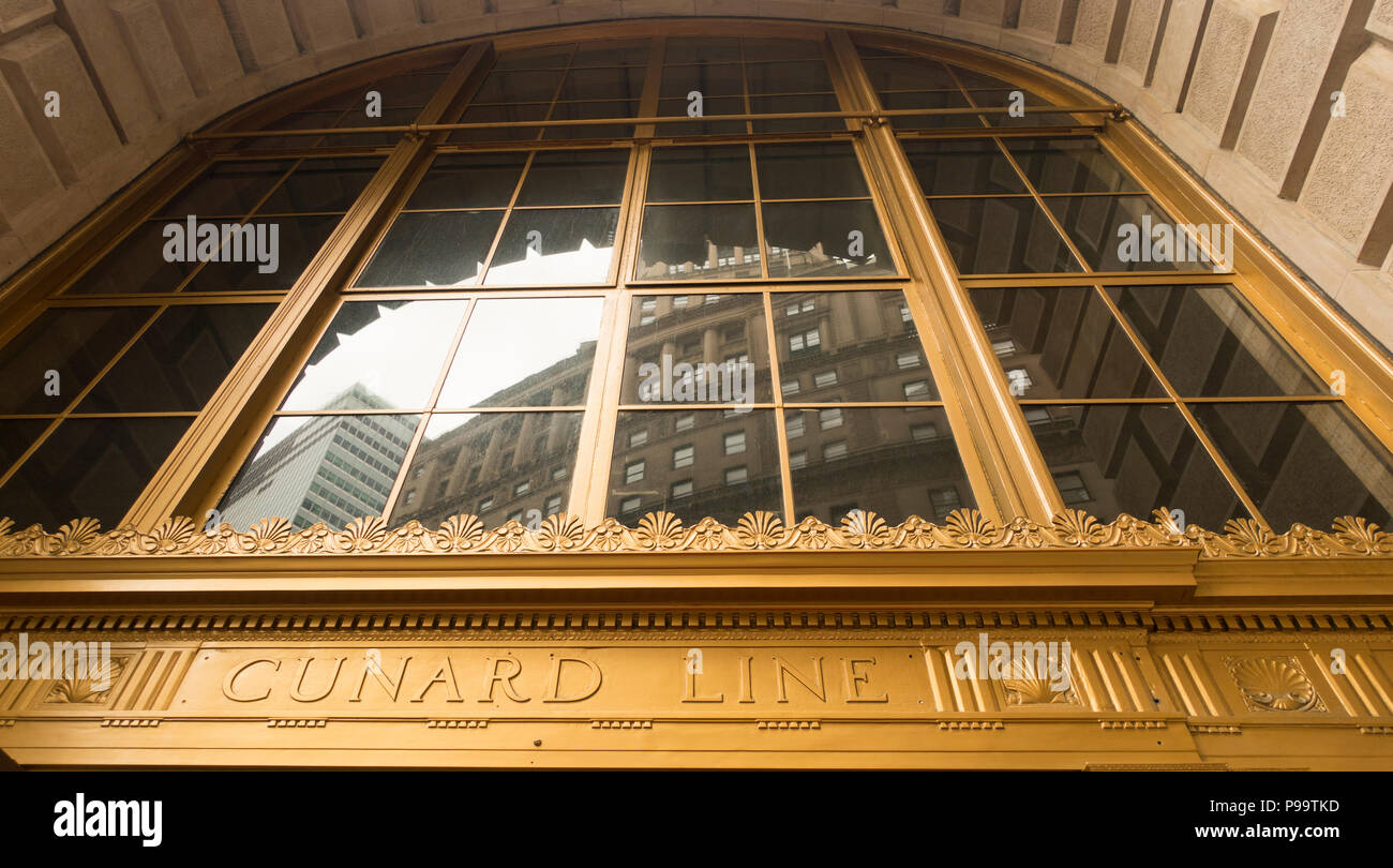 Cunard Building New York City Stock Photo - Alamy