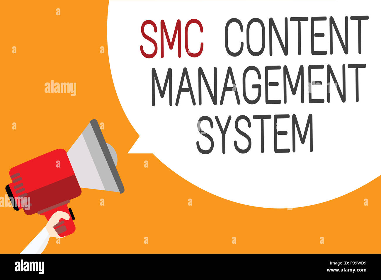 Text sign showing Smc Content Management System. Conceptual photo ...