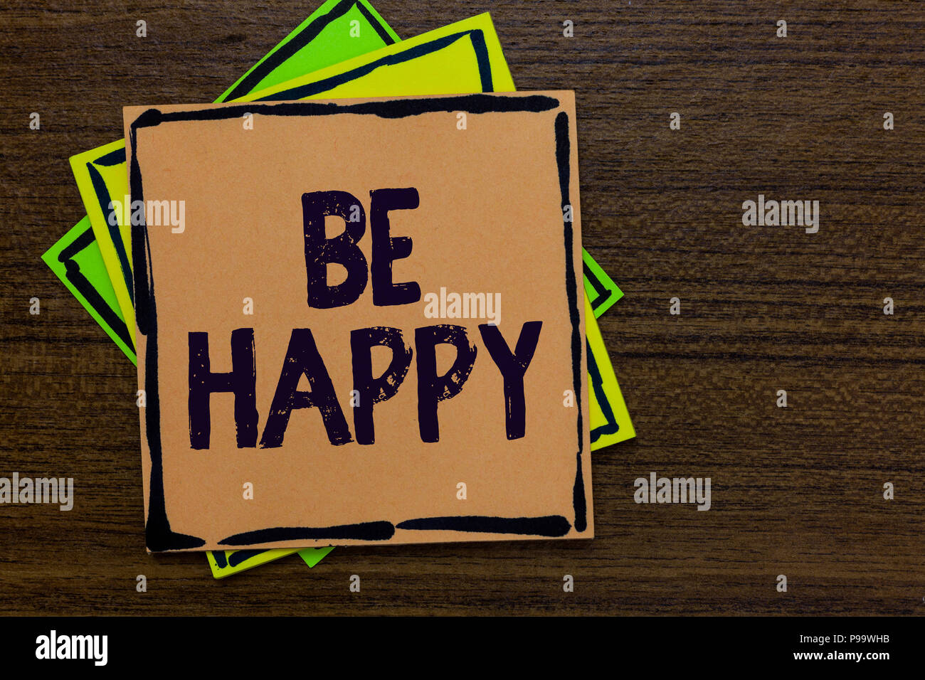 Word writing text Be Happy. Business concept for live every moment as ...