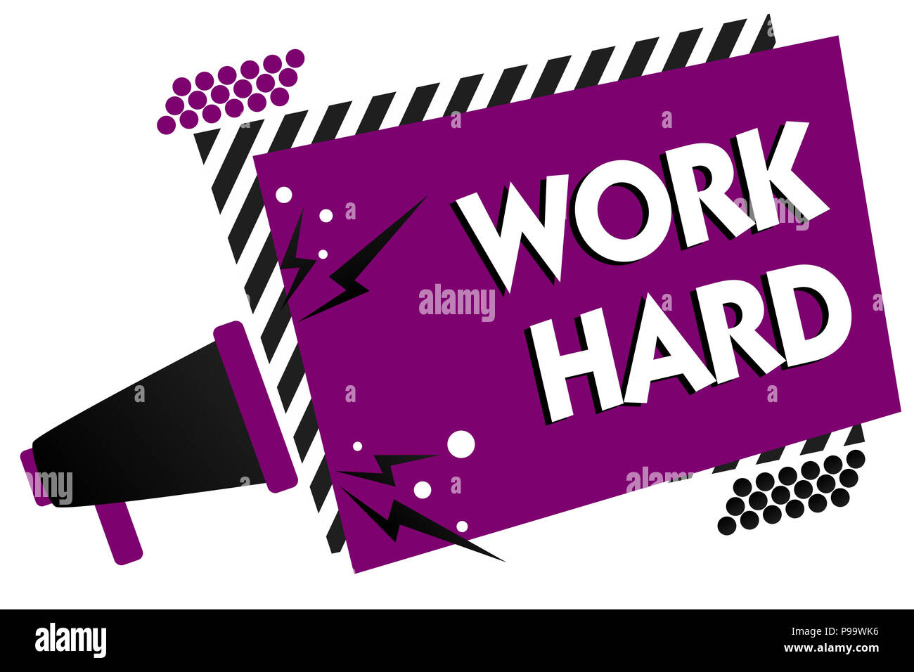 Conceptual hand writing showing Work Hard. Business photo text Laboring ...