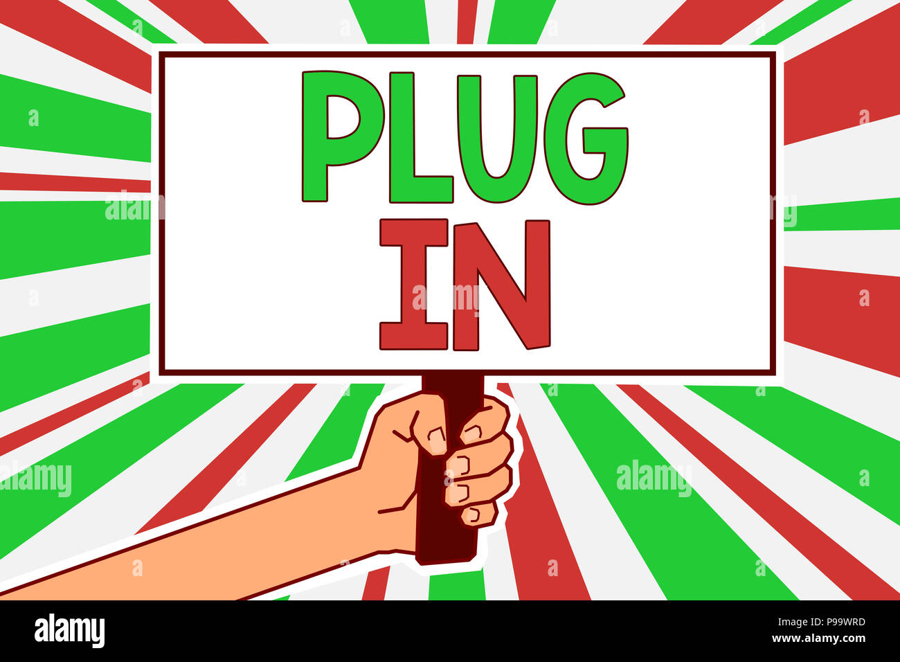 Hand plugging in an electrical cord hi-res stock photography and images ...