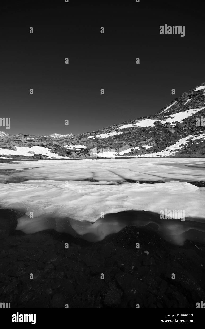 St Gotthard Pass, Passo del S. Gottardo,Gotthardpass, Switzerland. June ...
