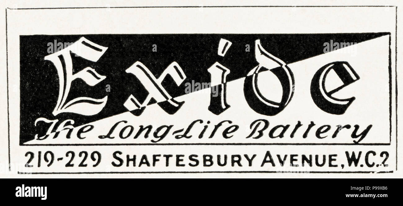 Exide long life batteries hi-res stock photography and images - Alamy