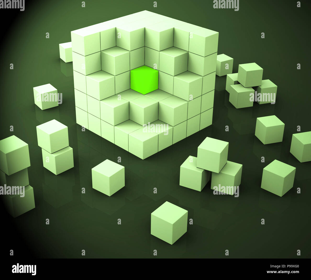 Code Breaker Decoded Data Hack 3d Rendering Shows Encryption Breaking ...
