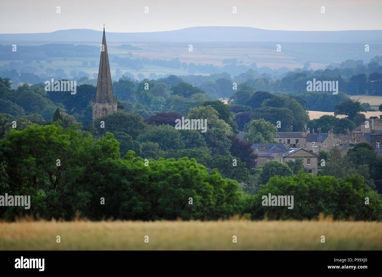 Masham North Yorkshire England UK Stock Photo - Alamy