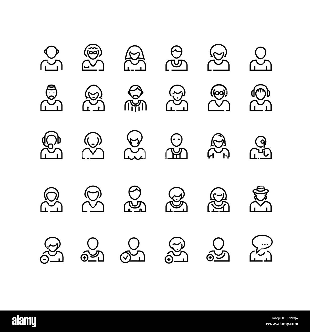 Scientist people set Black and White Stock Photos & Images - Alamy