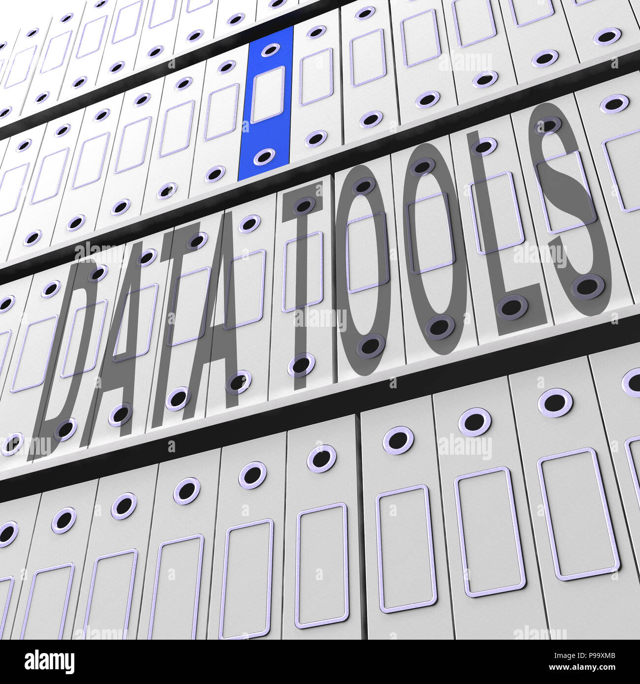 Big Data Tools Digital Toolbox 3d Rendering Shows Mainframe Computing ...