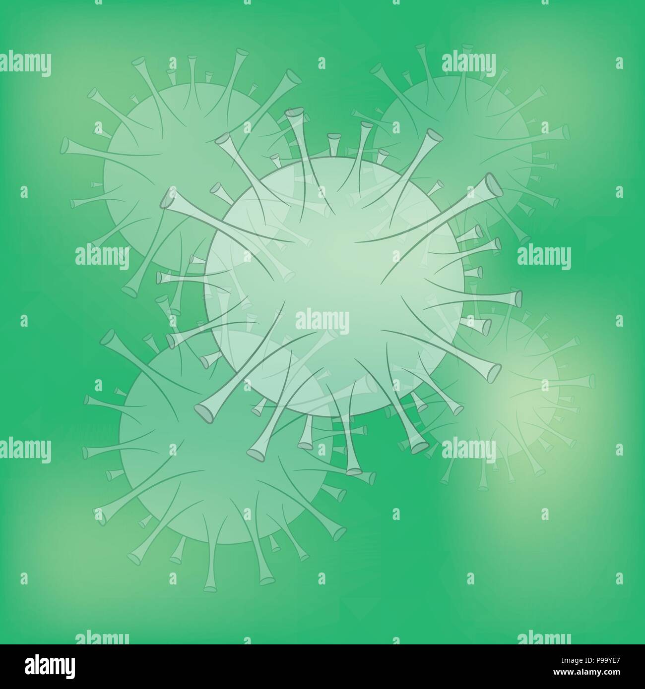 Virus abstract simple vector illustration Stock Vector Image & Art - Alamy