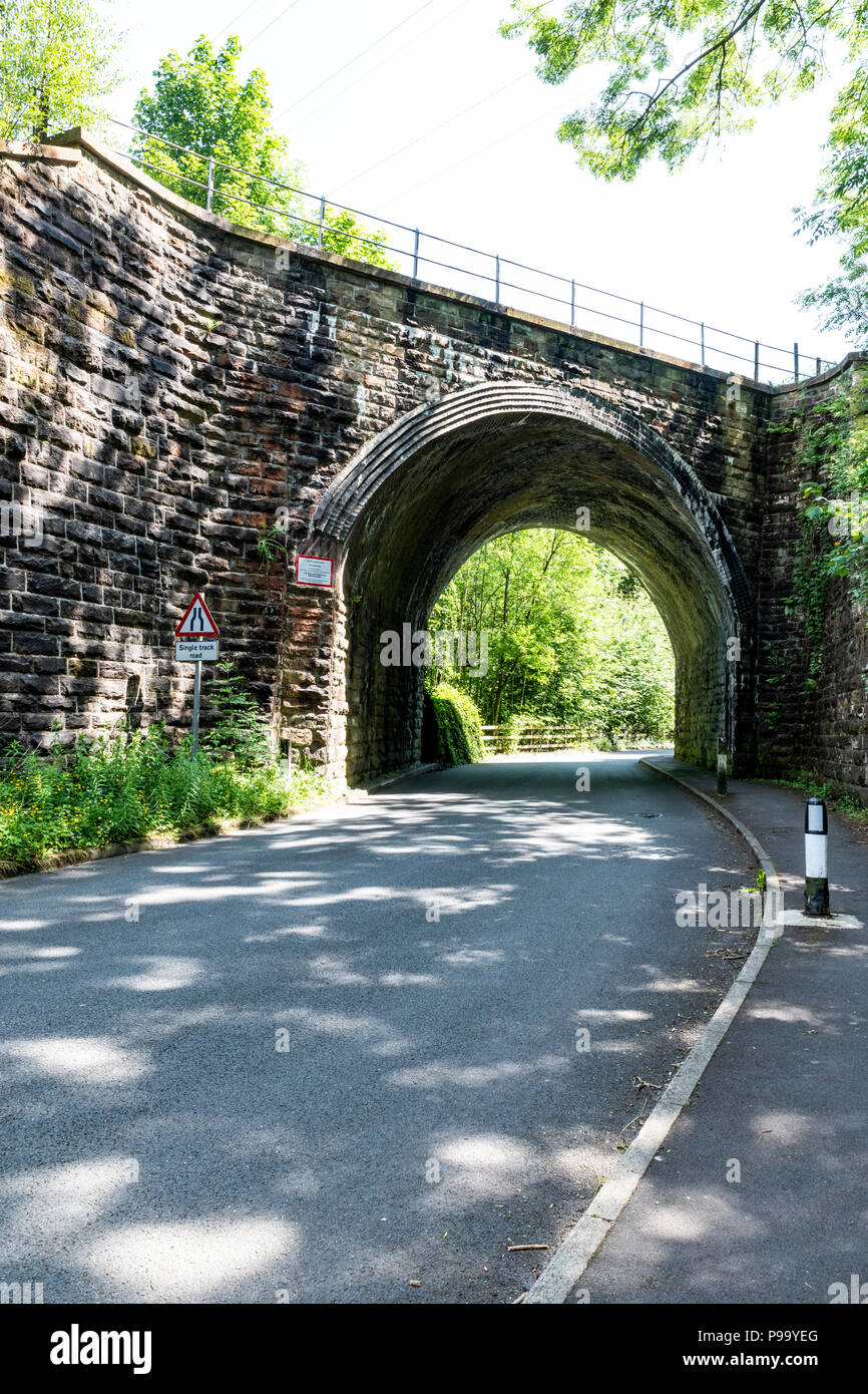 Road bridge crossing with single arch hi-res stock photography and ...