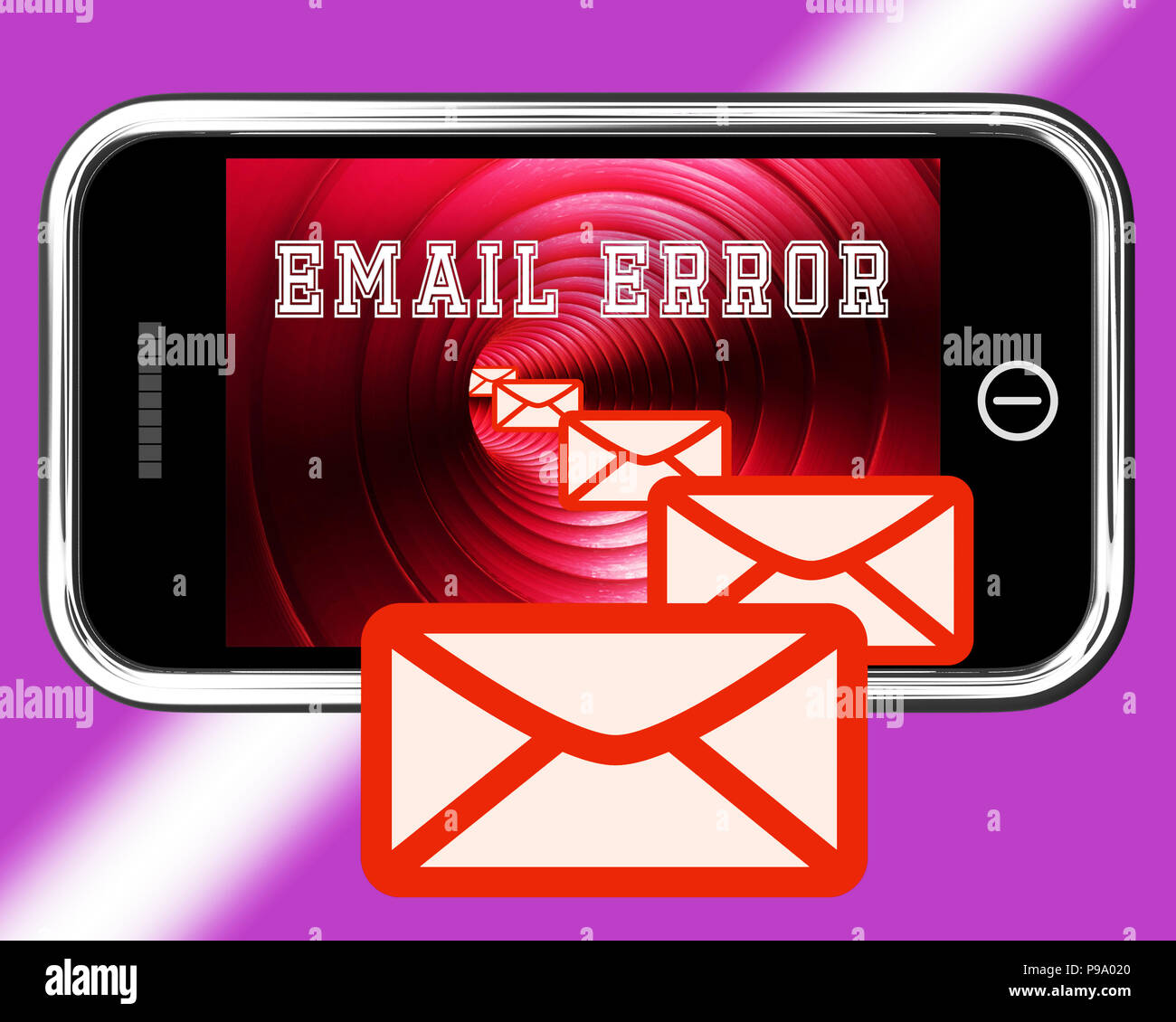 Email Fail Error Send Trouble 3d Rendering Shows Unsuccessful E-mail ...